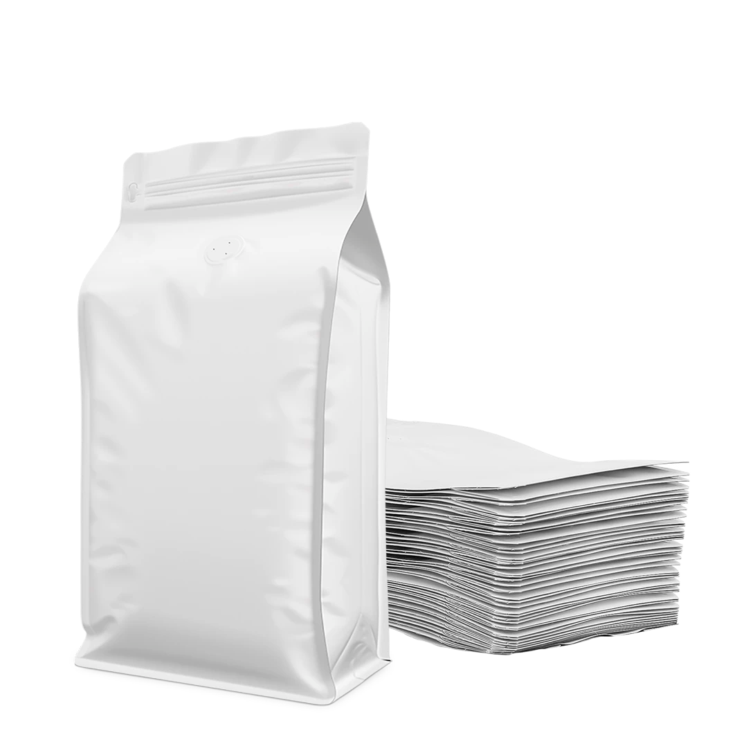 Caja 100 Bolsas Eco para 500 grs. Doypack zipper + válvula – OutletdelCafe