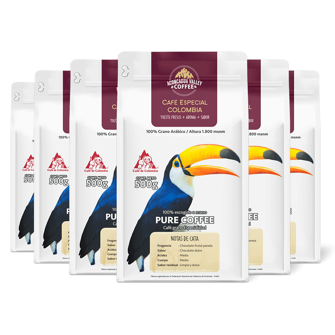 Caja Colombia Excelso - 6 x 500 g – OutletdelCafe